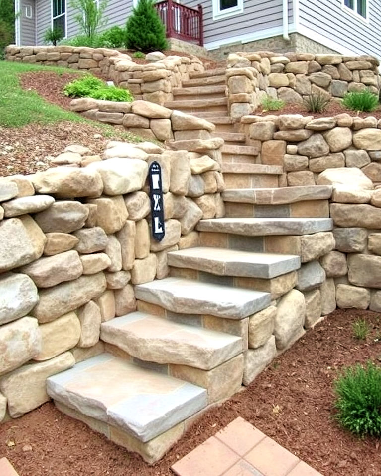20 Natural Rock Retaining Wall Ideas for a Stunning Yard