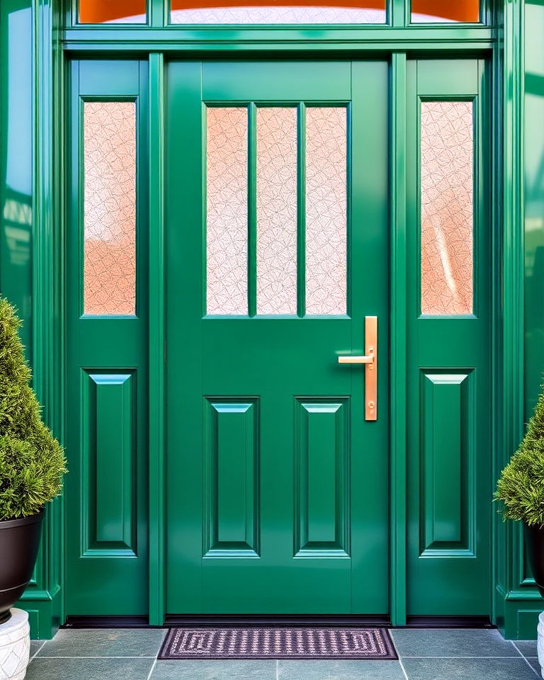 20 Stunning Dark Green Front Door Ideas for Curb Appeal