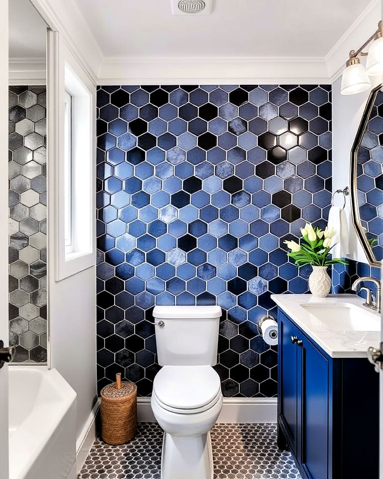 20 Hexagon Tiles Ideas for Bathrooms with Style