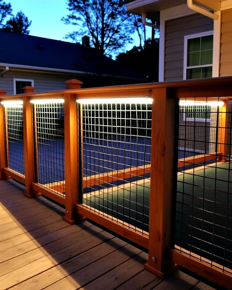 20 Hog Wire Deck Railing Ideas for Rustic Charm