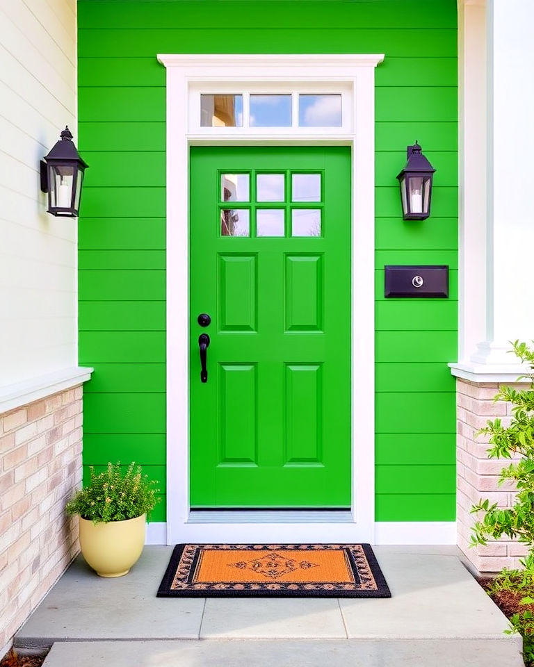 20 Green Front Door Ideas to Welcome Guests in Style