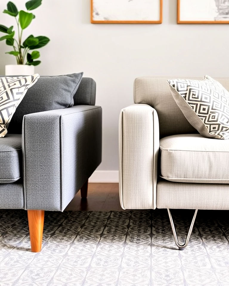 20 Mismatched Sofas in Living Room Ideas for Eclectic Style