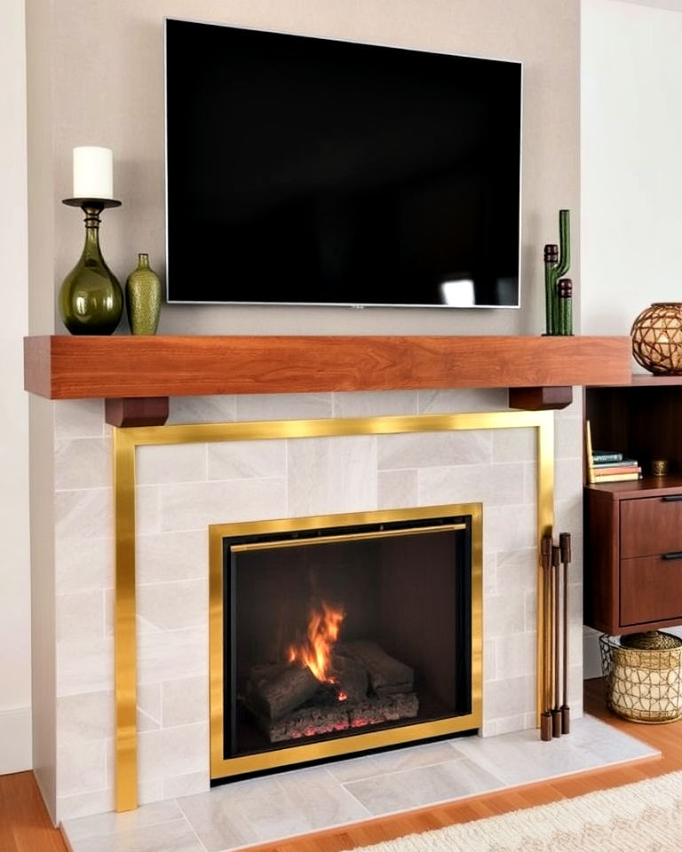 20 Mid-century Modern Fireplace Ideas for a Retro Look