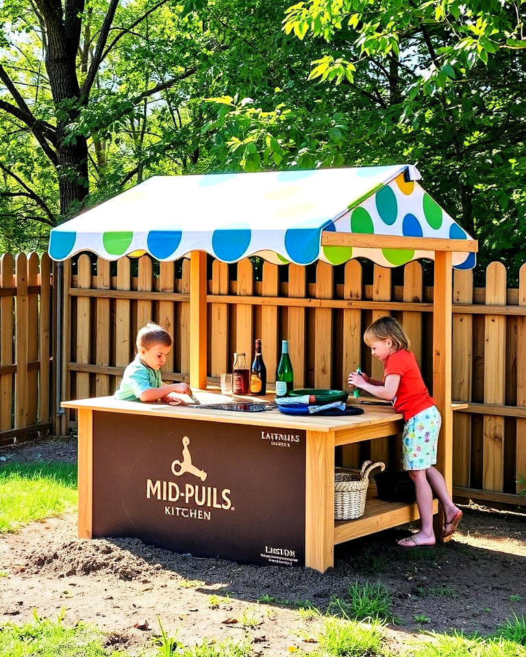 20 Mud Kitchen Ideas for Outdoor Fun with Kids