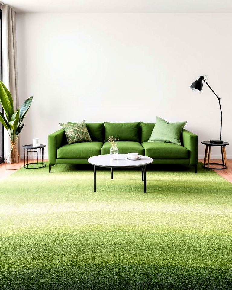 20 Green Carpet Living Room Ideas for a Bold Statement