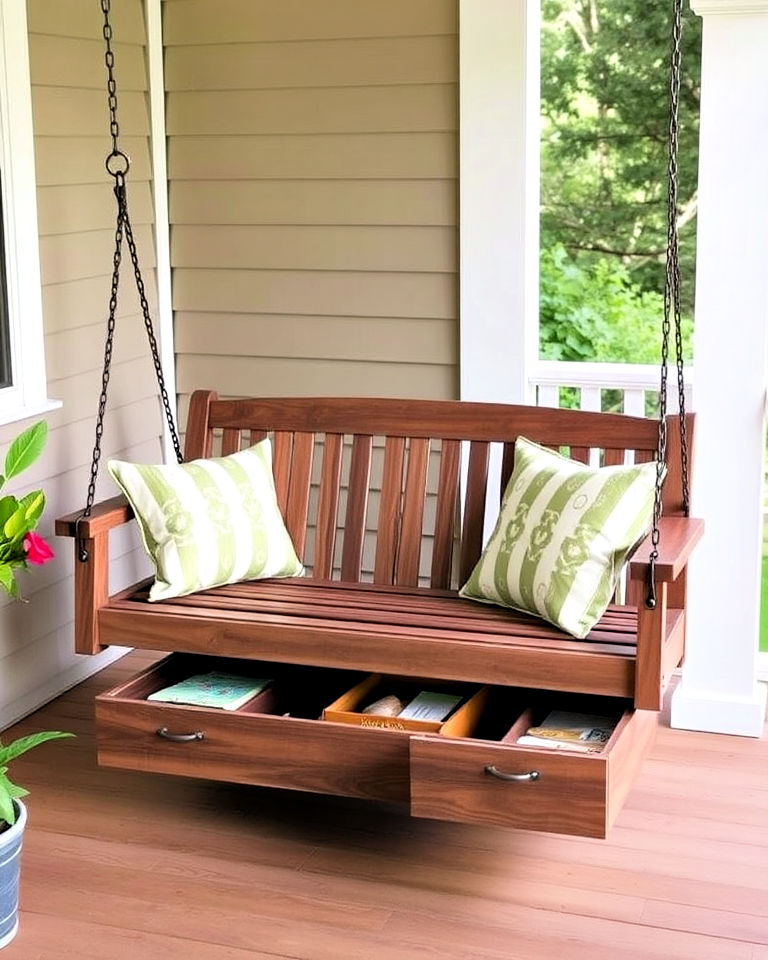 20 Front Porch Swing Ideas for a Cozy and Inviting Entrance