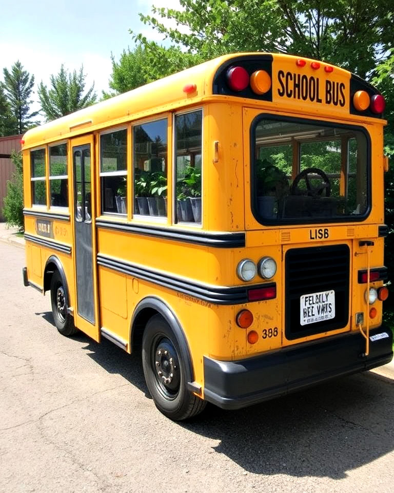 20 School Bus Greenhouse Ideas for Sustainable Living