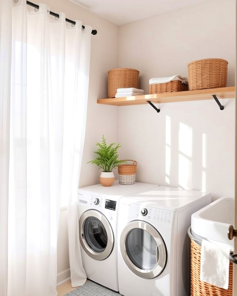 20 Laundry Room Curtain Ideas for a Stylish and Private Space