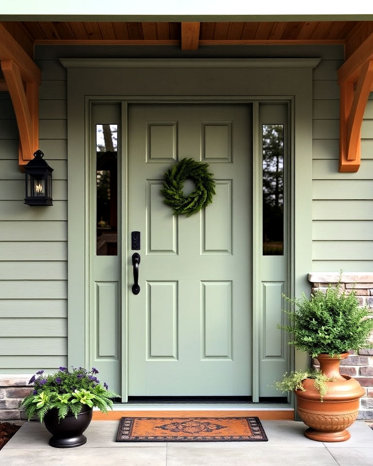 20 Cedar Front Door Colors Ideas: Warm & Inviting