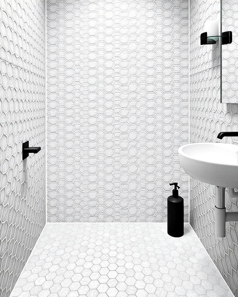 20 Hexagon Tiles Ideas for Bathrooms with Style
