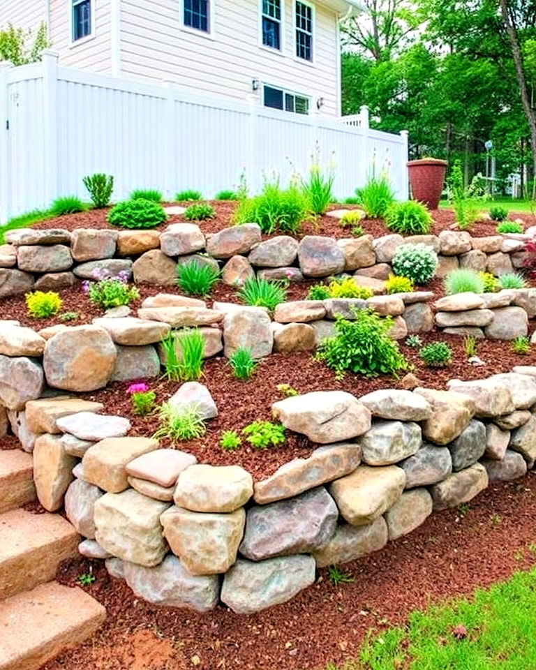 20 Natural Rock Retaining Wall Ideas for a Stunning Yard