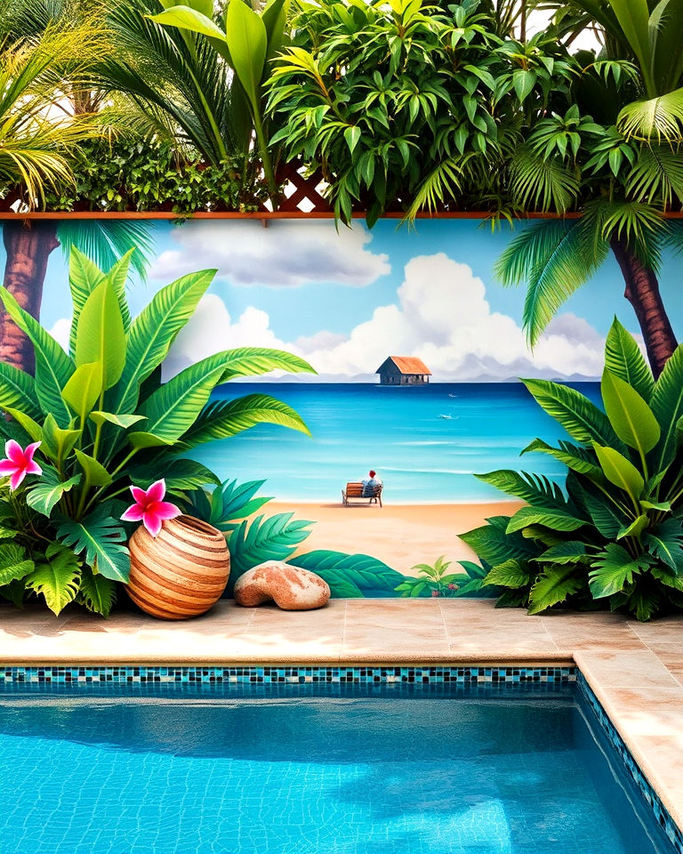 20 Pool Mural Ideas to Enhance Your Backyard Oasis