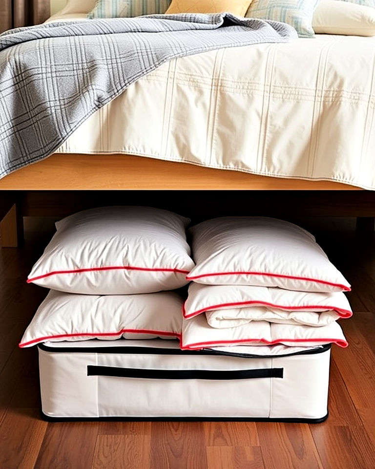 20 Comforter Storage Ideas to Maximize Space
