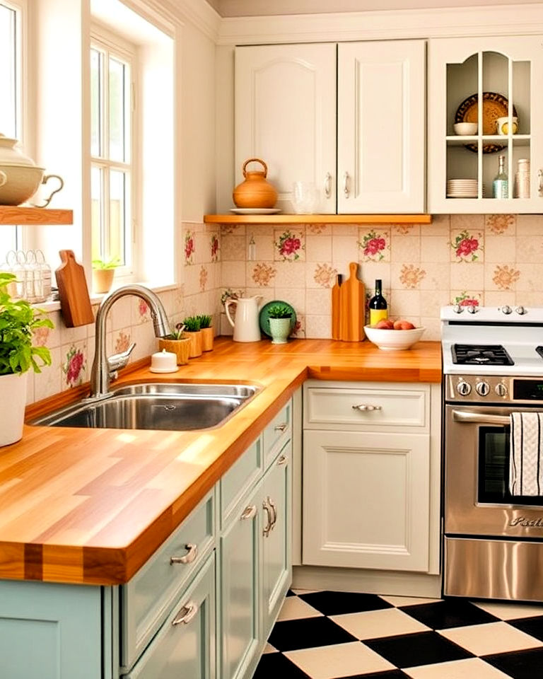 20 Kitchens with Butcher Block Countertops Ideas