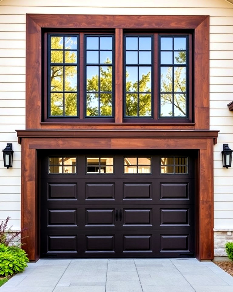 20 Exterior Garage Door Trim Ideas to Boost Curb Appeal