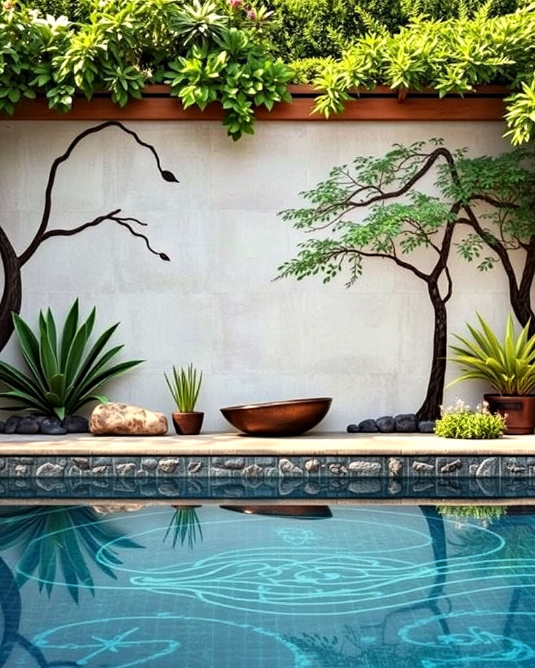 20 Pool Mural Ideas to Enhance Your Backyard Oasis