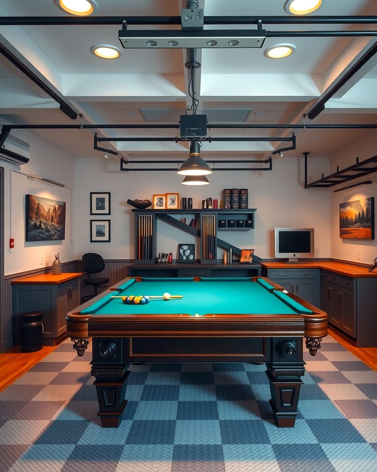 30 Garage Game Room Ideas for Ultimate Entertainment Zones
