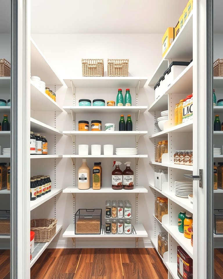 25 Pantry Shelving Ideas for Organized Kitchens