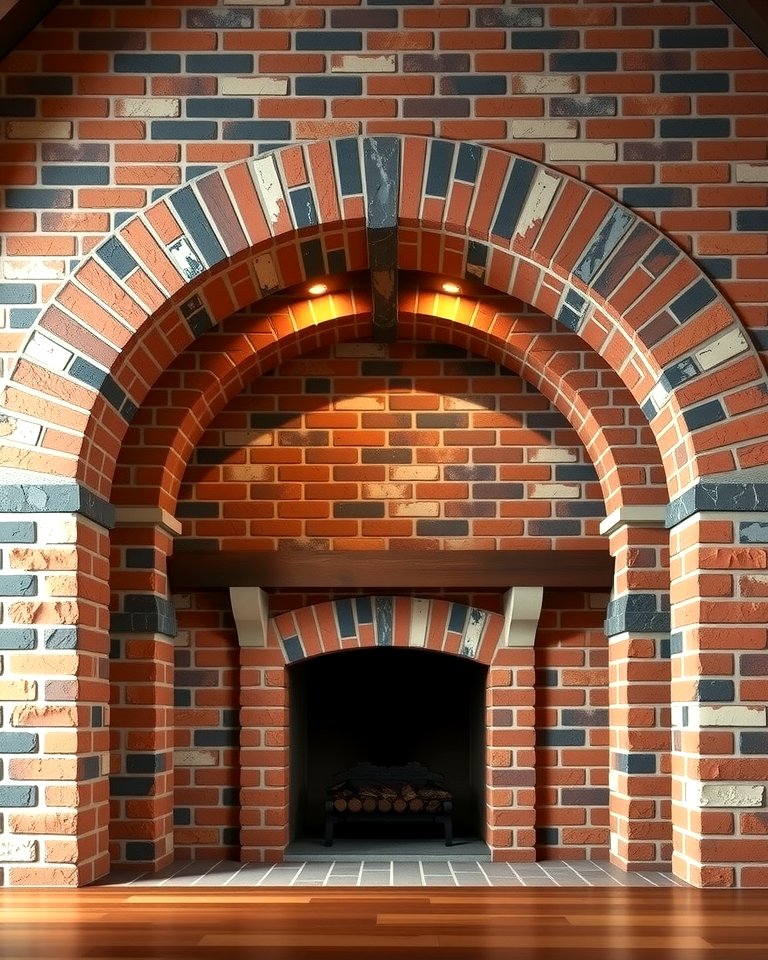 25 Rustic Brick Fireplace Ideas to Warm Up Your Home