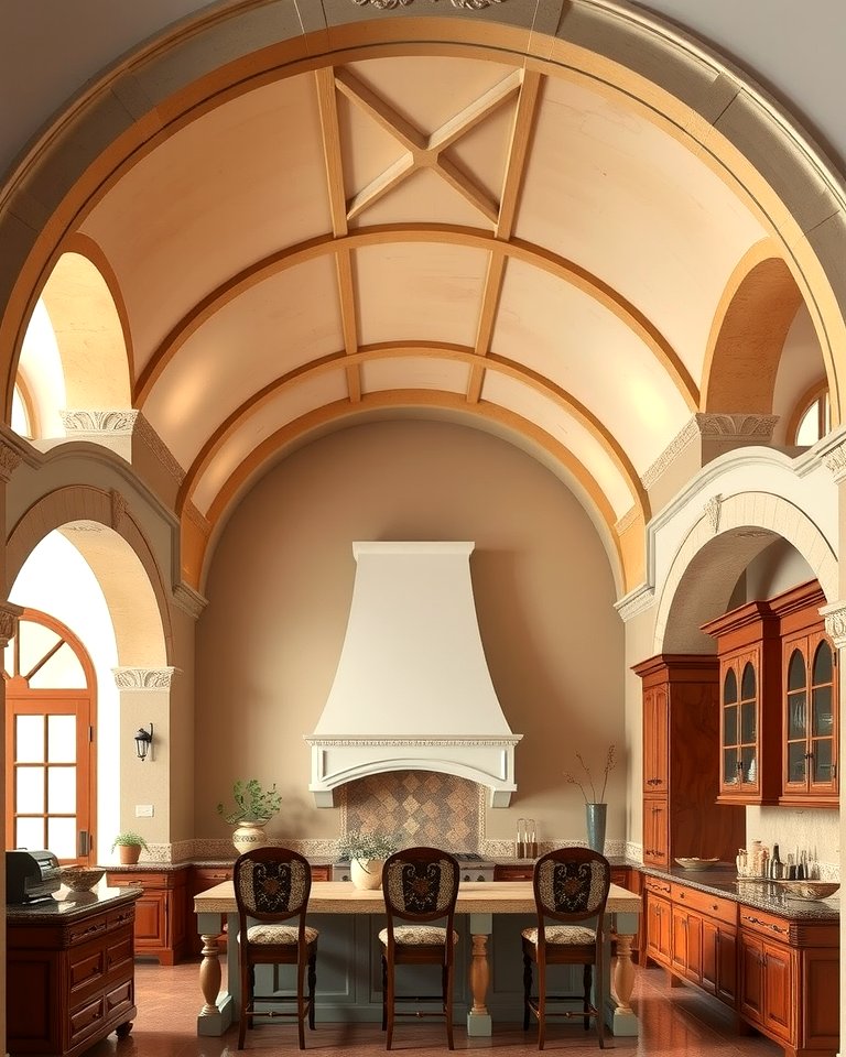 25 Vaulted Ceiling Kitchen Ideas for a Spacious Feel