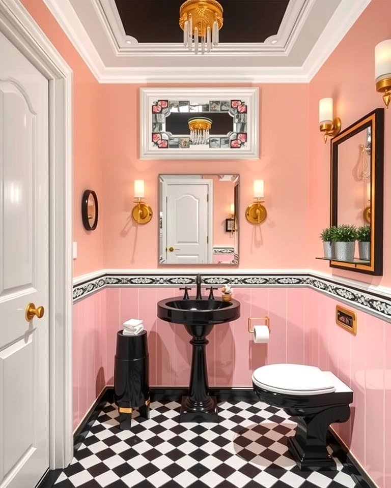 25 Pink and Black Bathroom Ideas for a Bold and Chic Look