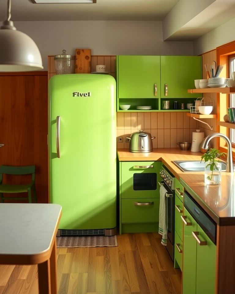 30 Retro 70s Kitchen Ideas for a Funky Vintage Makeover
