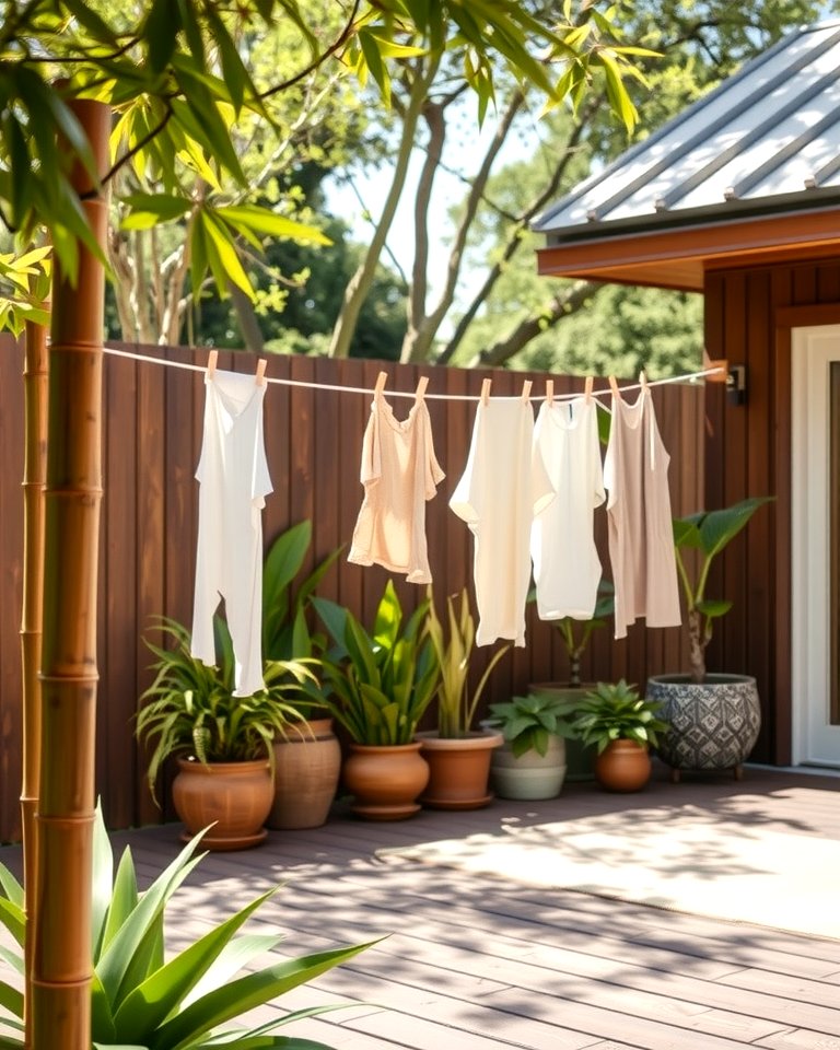 25 Outdoor Clothesline Ideas for Efficient Drying
