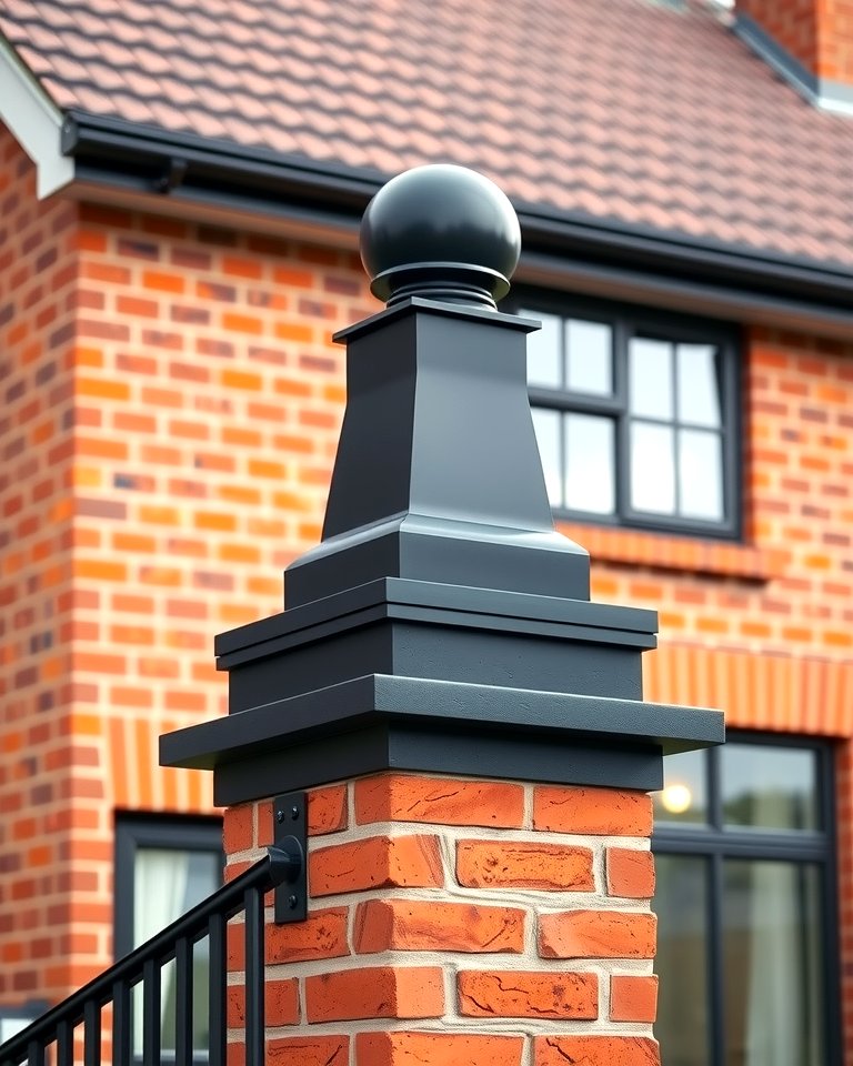 25 Red Brick House with Black Trim Design Ideas