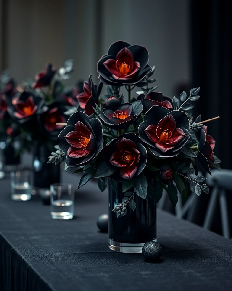 30 Black-Themed Wedding Decor Ideas for Bold Celebrations