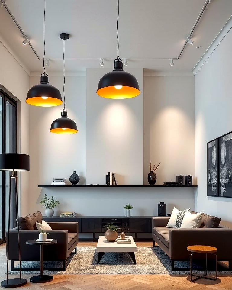 30 Bold Black Living Room Designs for Dramatic Modern Spaces