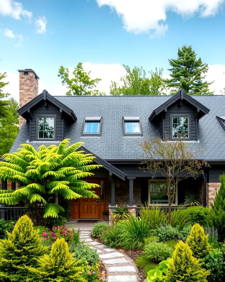 30 Black Roof Exterior Home Design Ideas for Bold Contrast