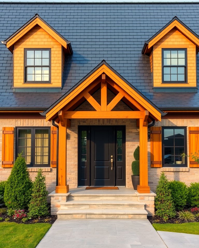 30 Black Roof Exterior Home Design Ideas for Bold Contrast