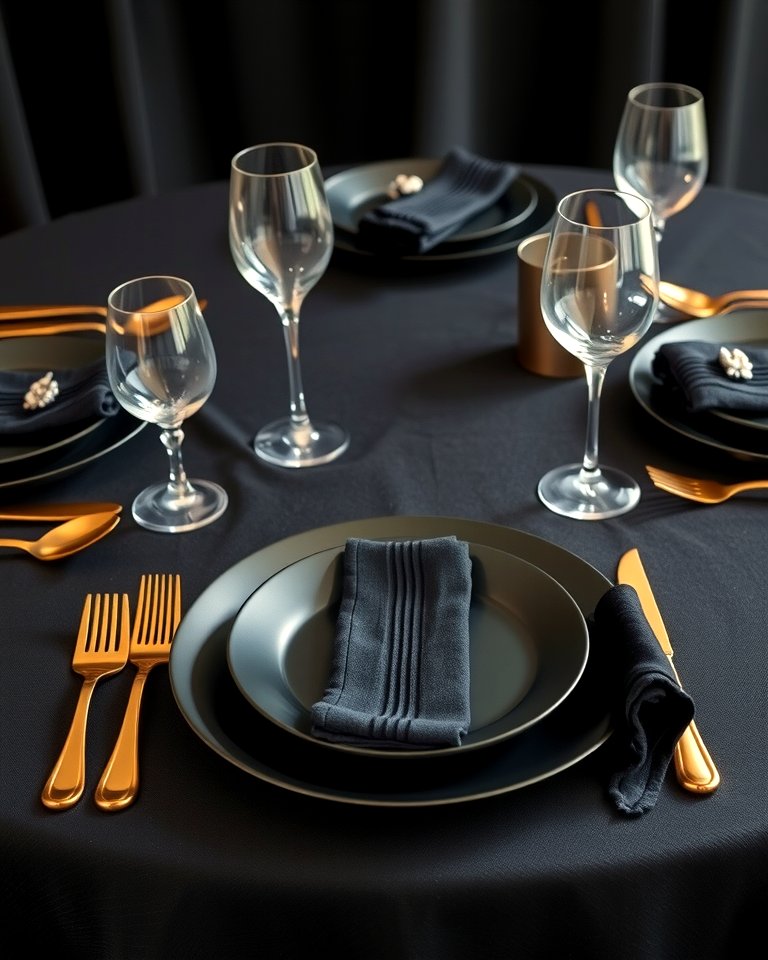30 Black-Themed Wedding Decor Ideas for Bold Celebrations