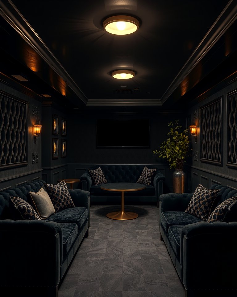 30 Black Basement Design Ideas for a Modern & Cozy Space