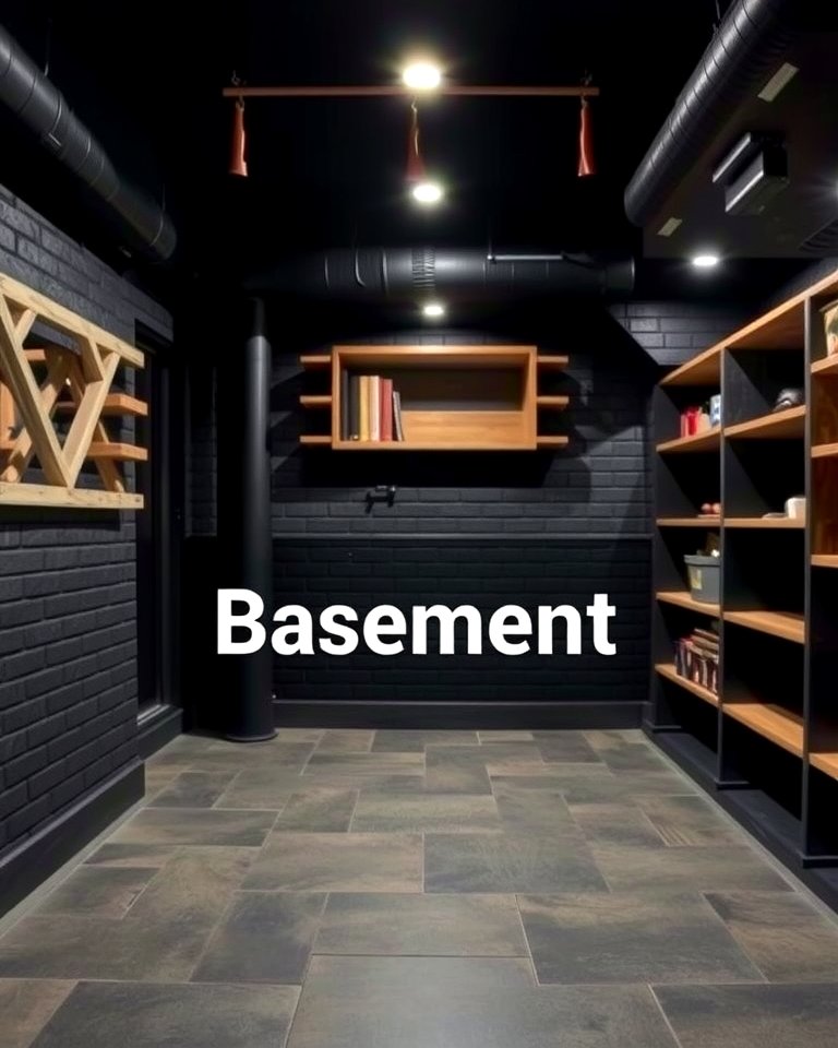 30 Black Basement Design Ideas for a Modern & Cozy Space