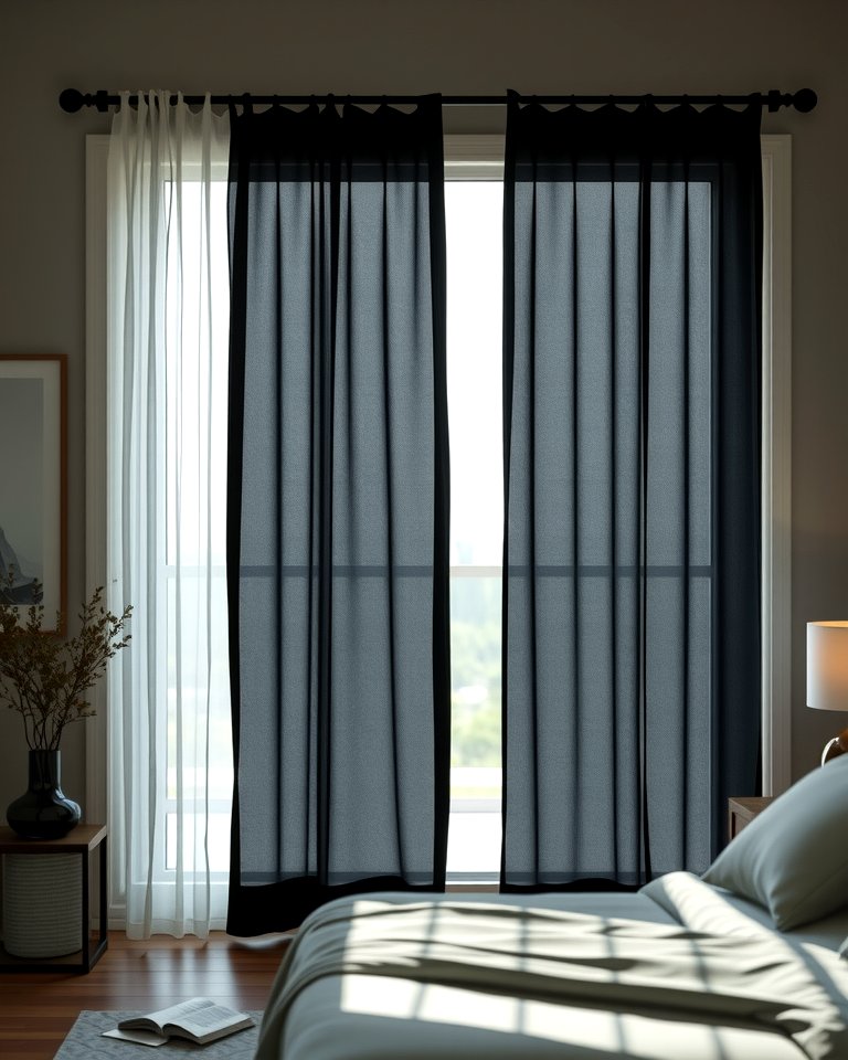 25 Sliding Door Curtain Ideas for Privacy and Style