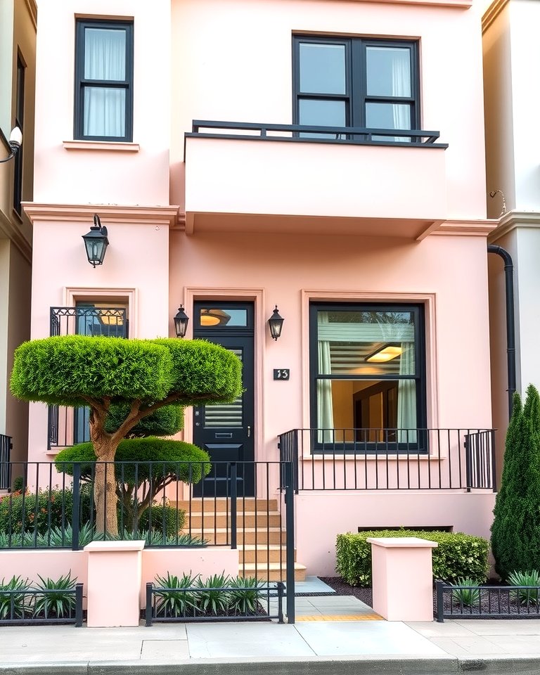 25 Pink House Exterior Ideas for a Charming Look