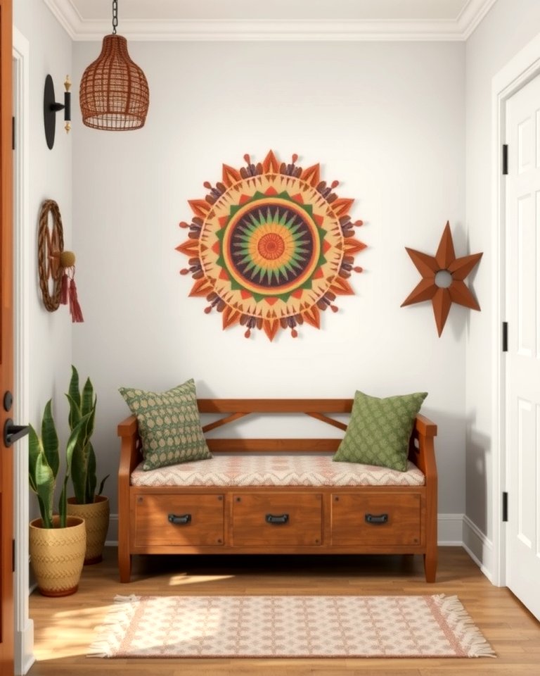 30 Bohemian Hallway Decor Ideas for a Welcoming Entryway