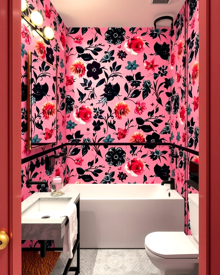 25 Pink and Black Bathroom Ideas for a Bold and Chic Look