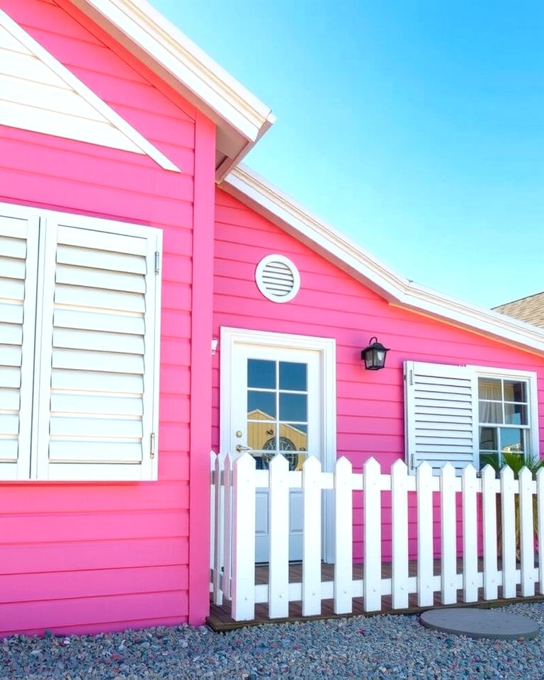 25 Pink House Exterior Ideas for a Charming Look