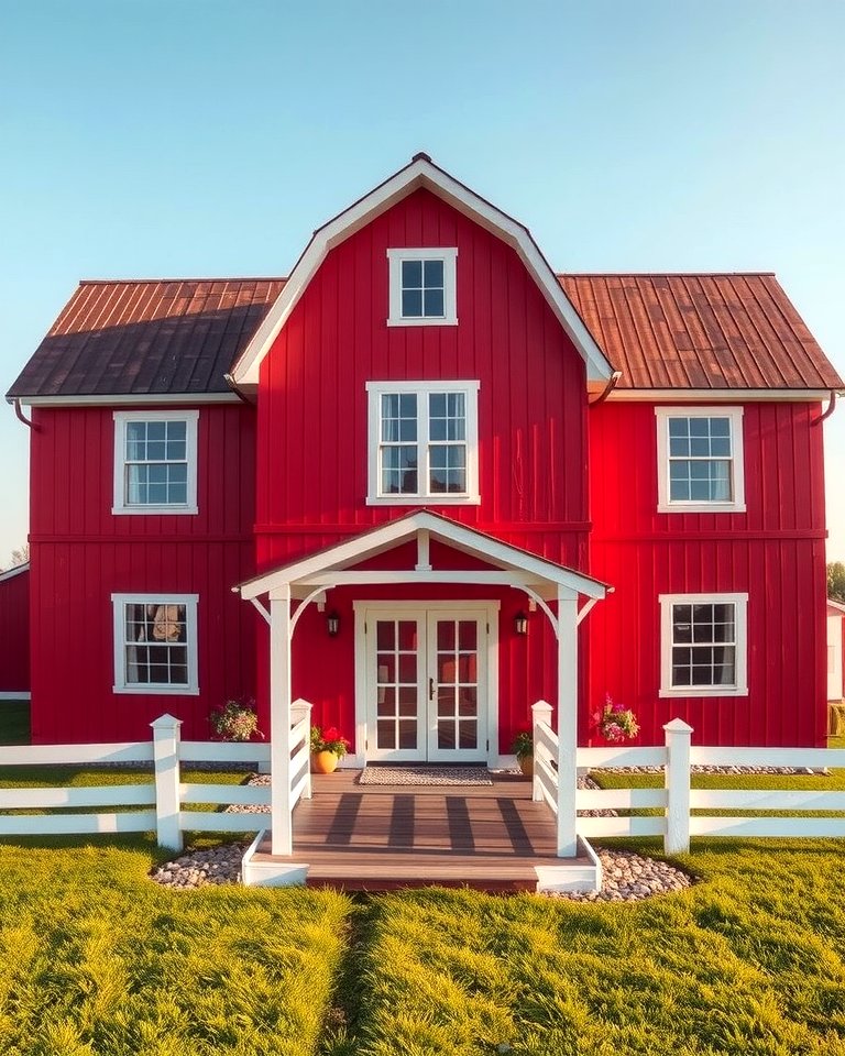 25 Red Home Exterior Ideas to Boost Curb Appeal