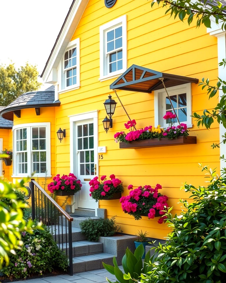 25 Yellow Exterior Home Ideas for a Bright Look