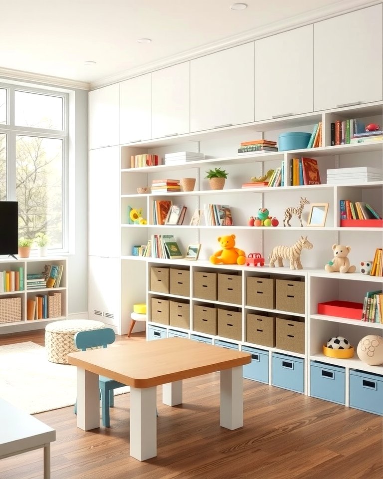 25 Playroom Storage Ideas to Keep Your Kids' Space Organized