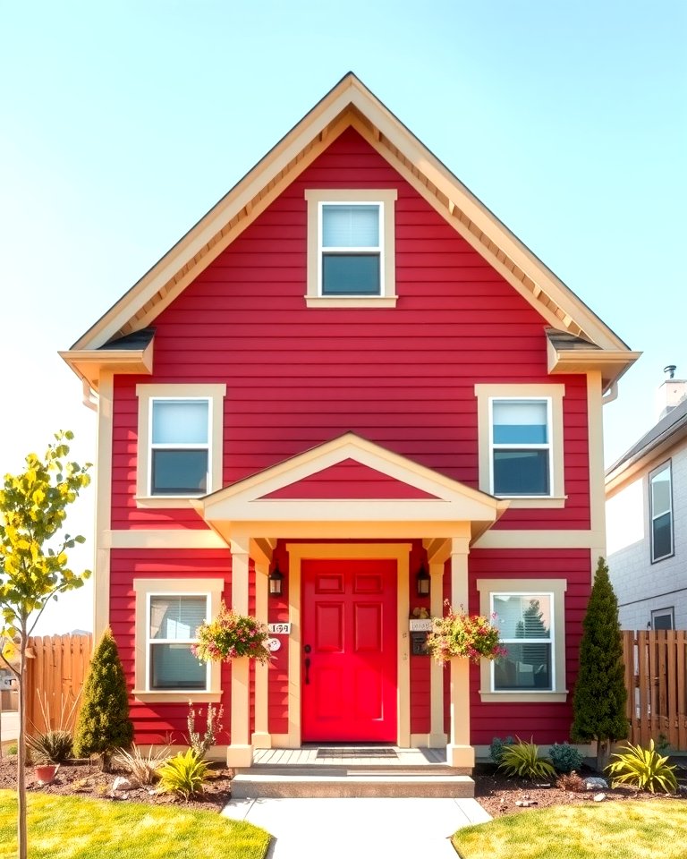 25 Red Home Exterior Ideas to Boost Curb Appeal