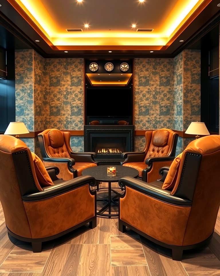 30 Sophisticated Cigar Room Designs for Luxurious Relaxation