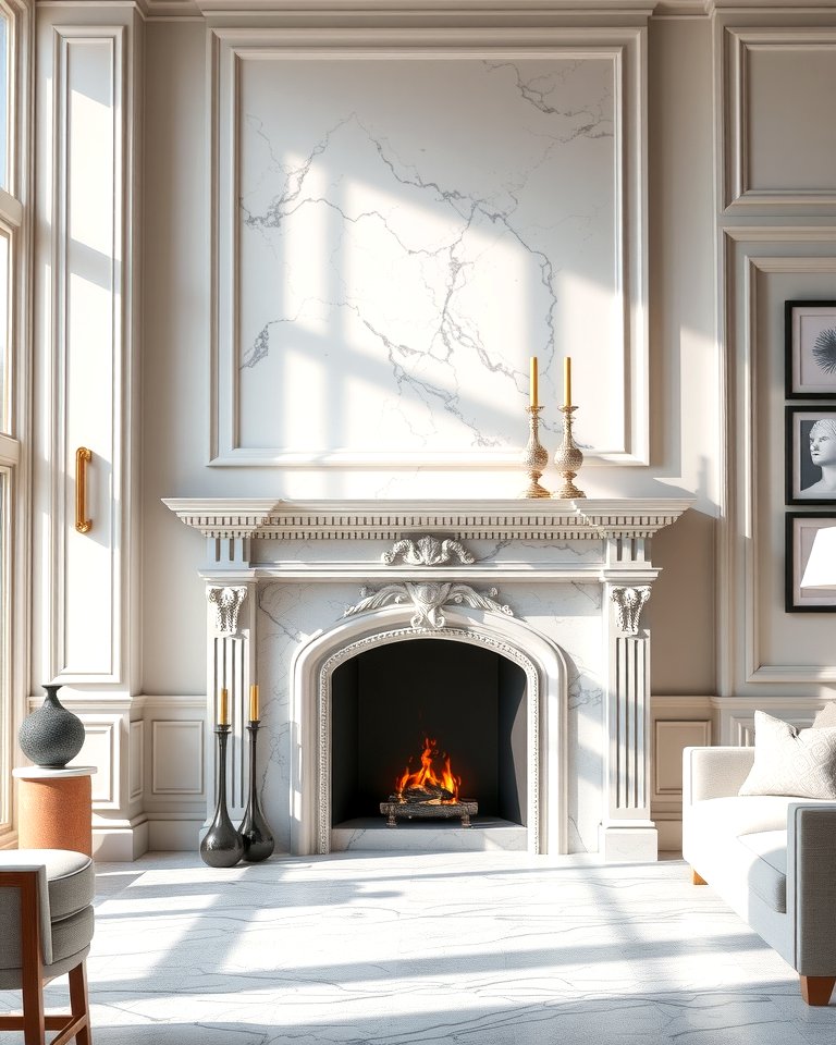 25 White Fireplace Ideas to Warm Up Your Living Room