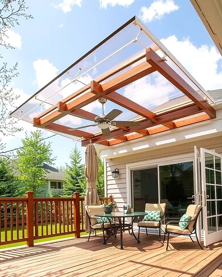 30 Partially Covered Deck Ideas for Flexible Outdoor Living