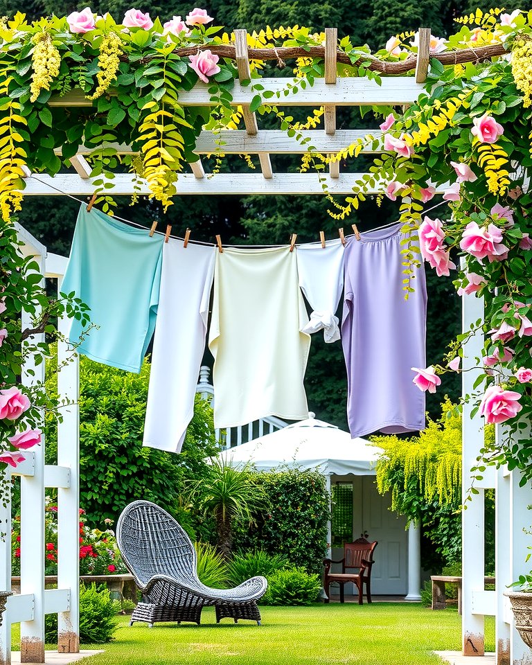 25 Outdoor Clothesline Ideas for Efficient Drying