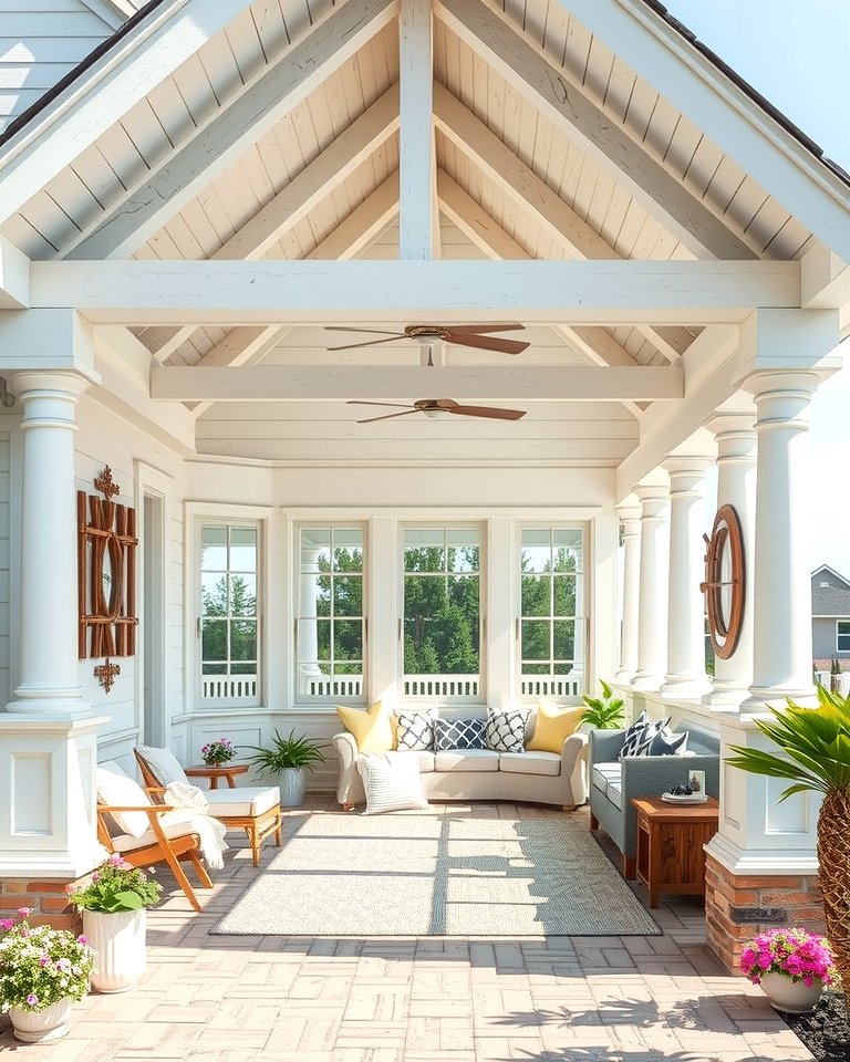 25 Open Gable Porch Ideas for a Welcoming Entrance