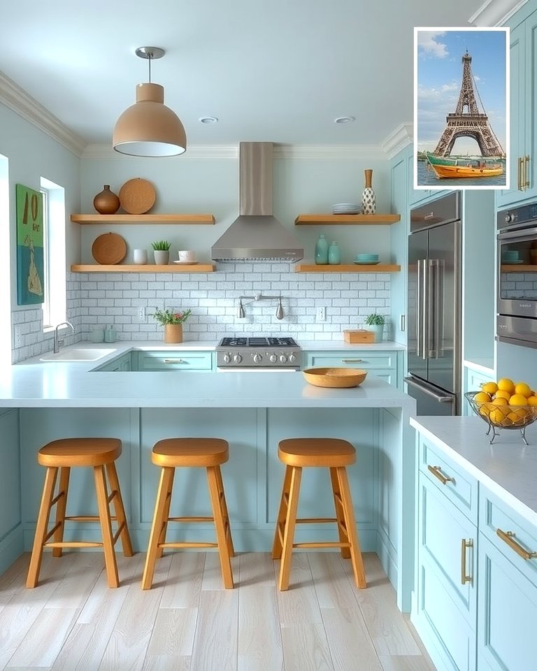 30 Blue Countertop Kitchen Ideas for Bold Statement Spaces